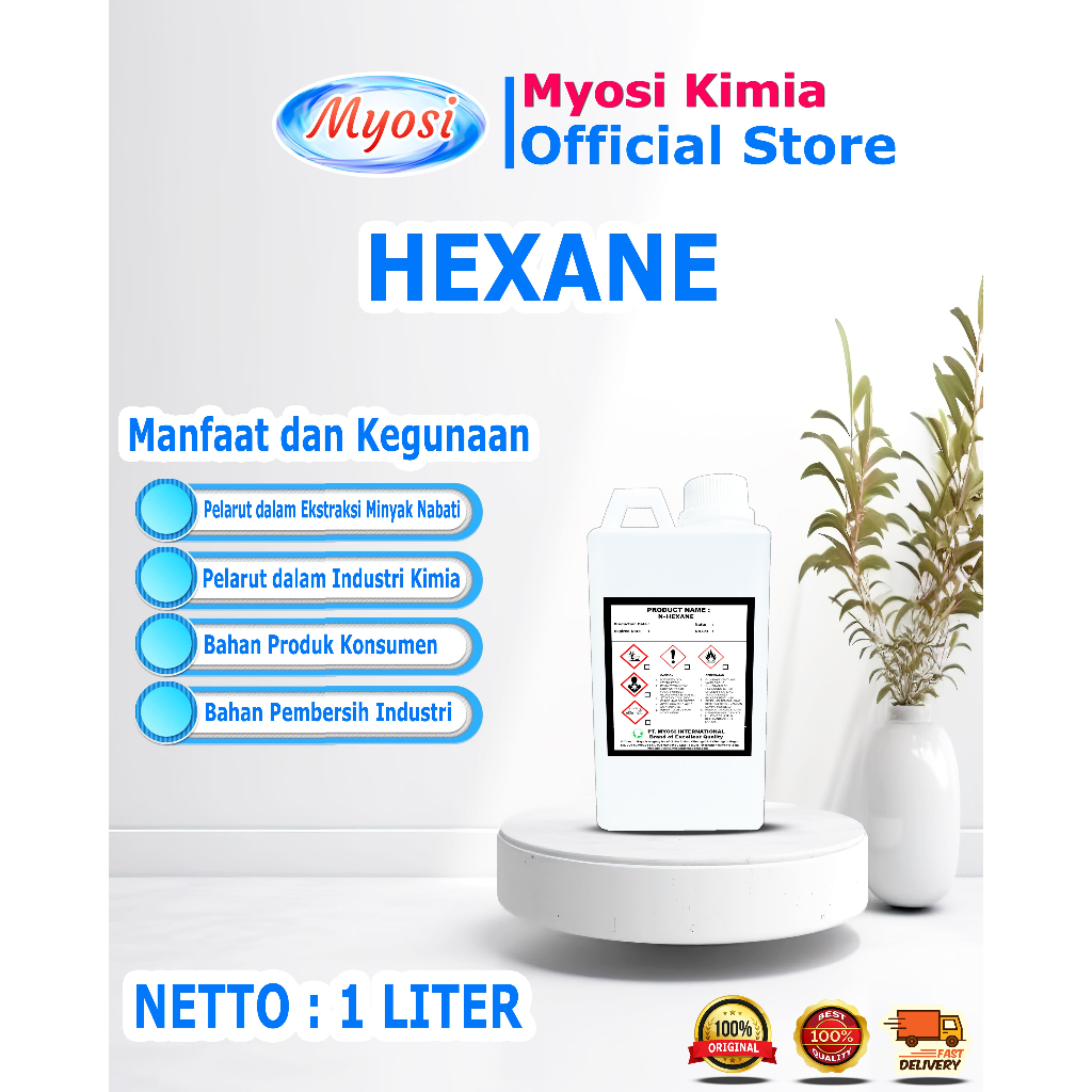 Jual N-Hexane / Normal Hexane / Heksana 1 L - Pelarut Industri ...