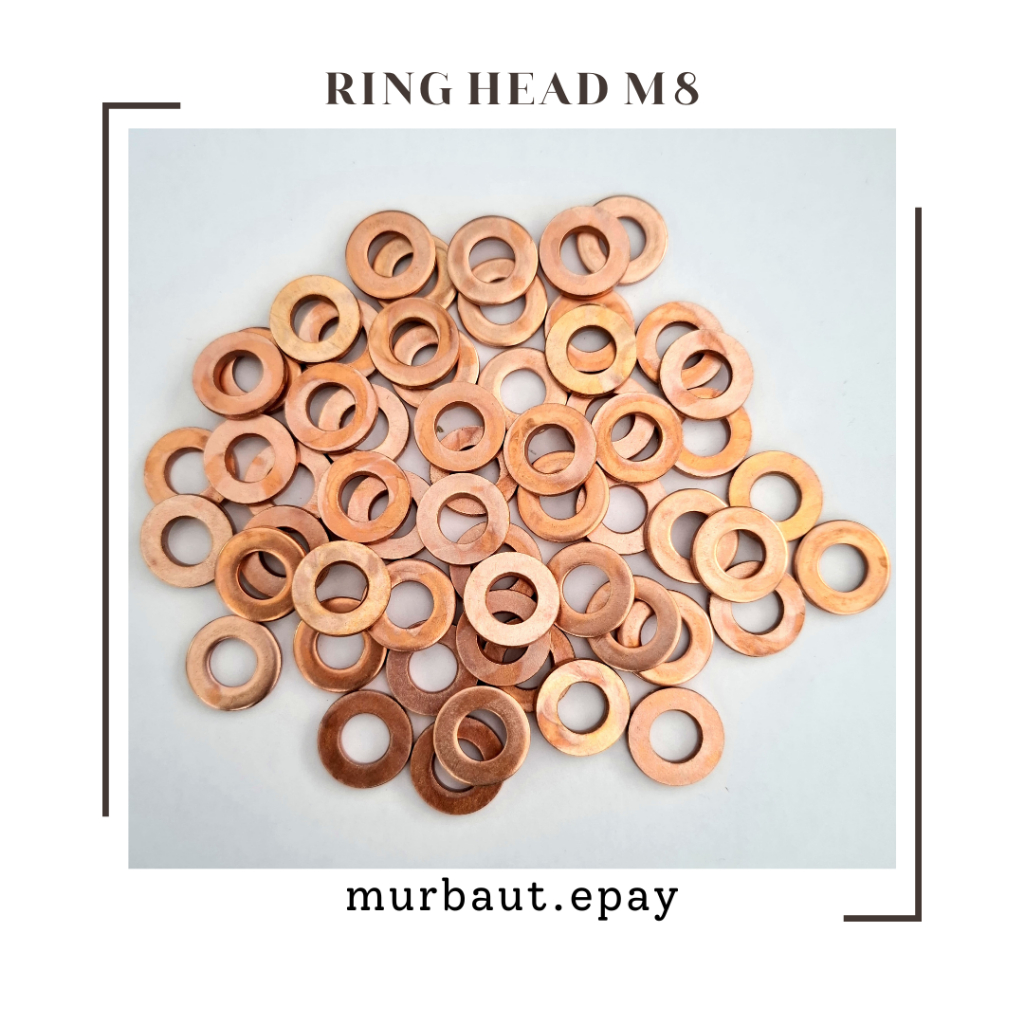 Jual RING HEAD M8/ RING TEMBAGA M8 KUNCI 12 HONDA - 10 PCS | Shopee ...
