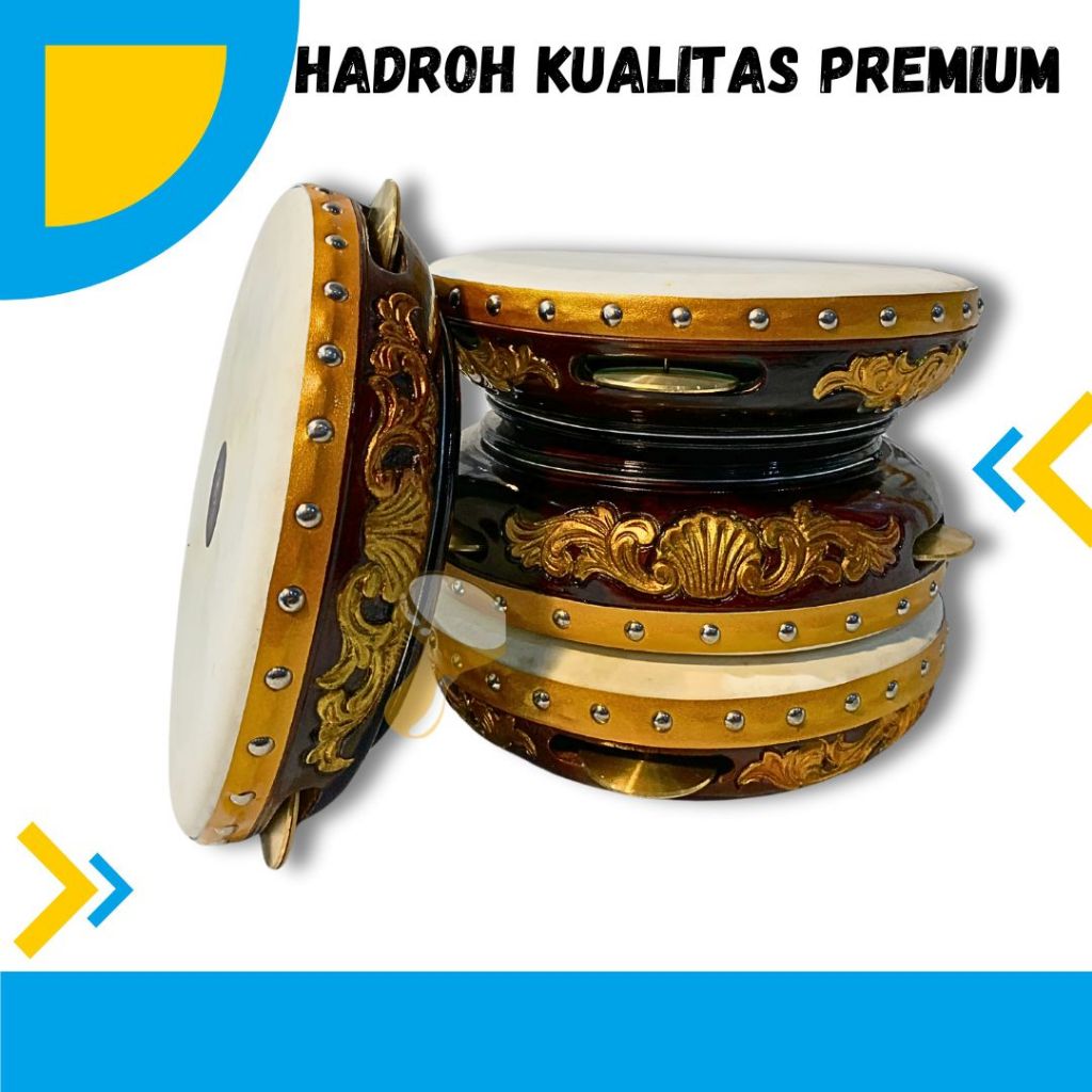 Jual Rebana Hadroh Ukir Model Jepara Kualitas Premium Ukuran 30 cm ...