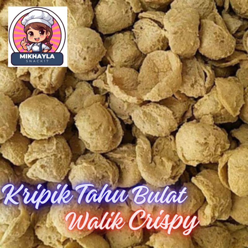 Jual kripik tahu bulat walik crispy gurih 250gram, 500gram, 1kg ...
