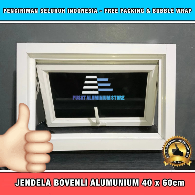 Jual JENDELA ALUMUNIUM BOVENLI 40 x 60cm (ALUMUNIUM WINDOW ...