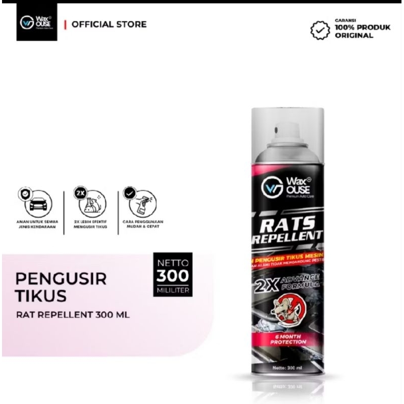 Jual WAXOUSE ANTI RAT REPELLENT Pengusir Tikus ORIGINAL Cairan Spray ...