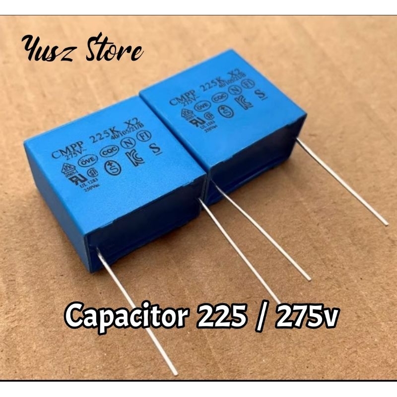 Jual Capacitor 225j 275v Kapasitor 2,2uf 275 volt 225 275vac | Shopee ...