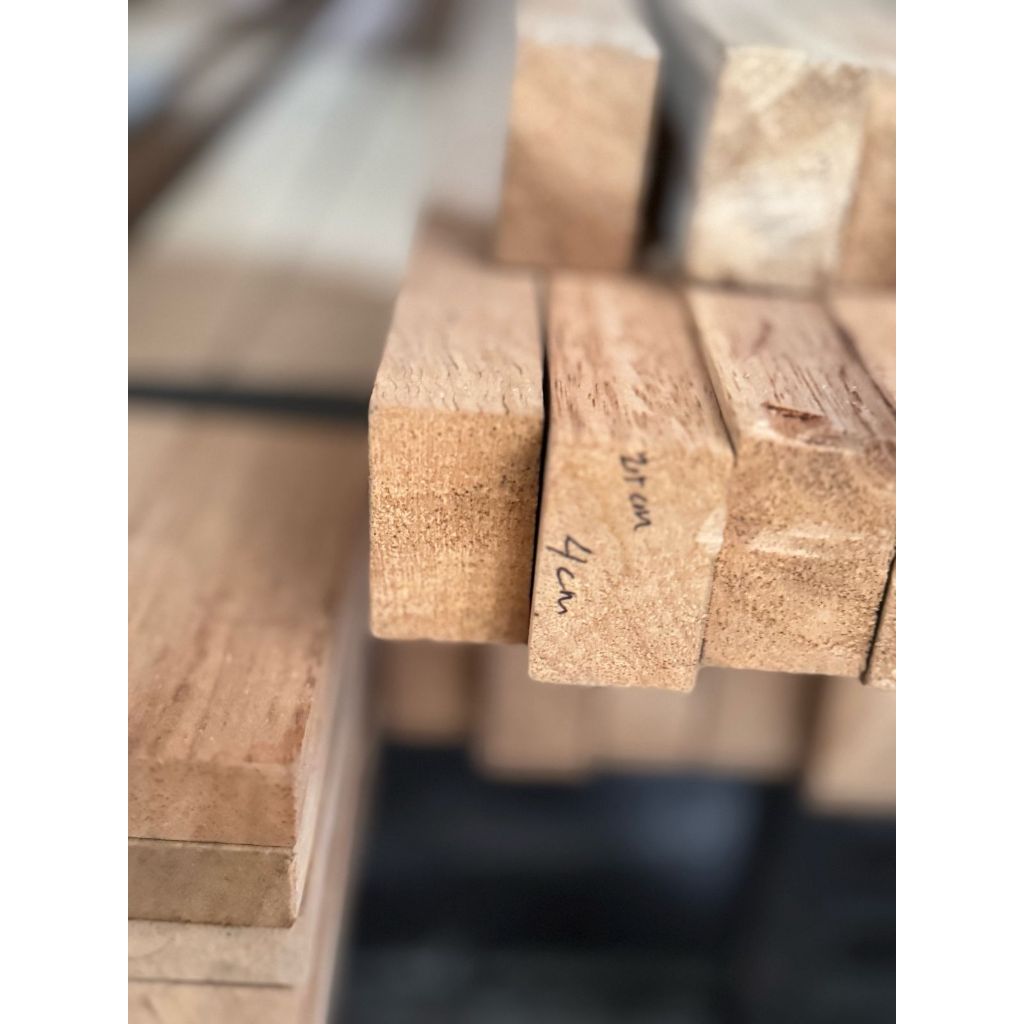 Jual Kayu reng list stick 40mm x 25mm x 2 meter single joint jati ...