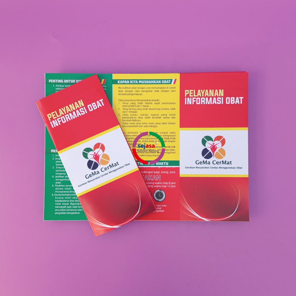 Jual Leaflet Atau Brosur Pelayanan Informasi Obat | Leaflet Farmasi ...