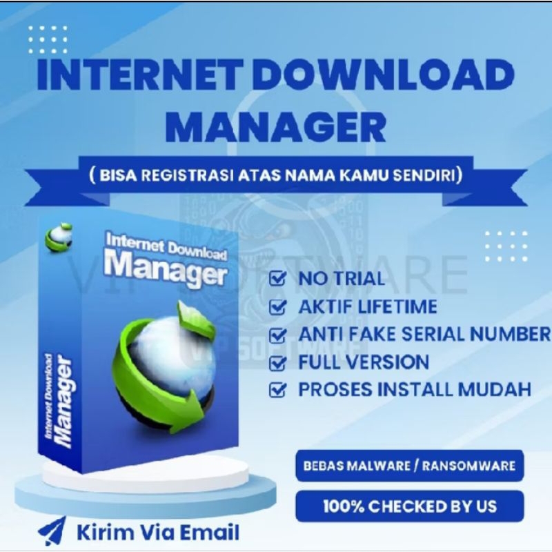 Jual IDM Internet Download Manager pakai nama sendiri lifetime 2024, Percepat 1000x | Shopee ...