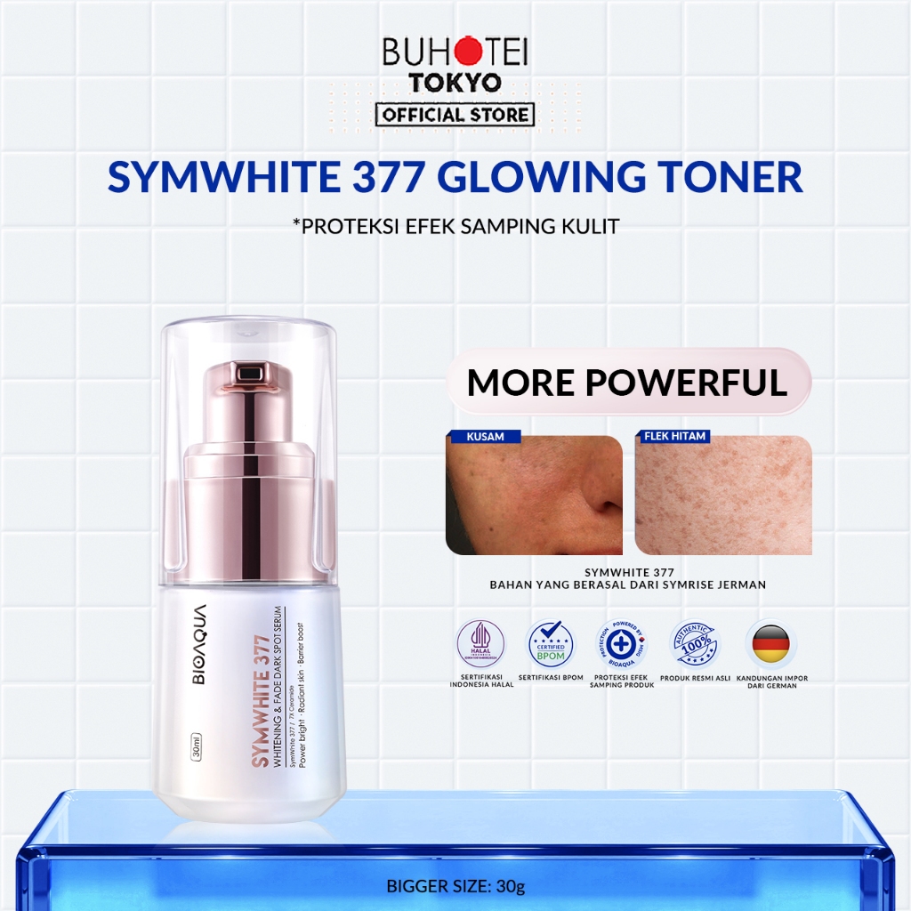 Jual 5% Niacinamide BUHOTEI BIOAQUA SymWhite 377 Whitening & Fade Dark Spot Serum | Shopee Indonesia