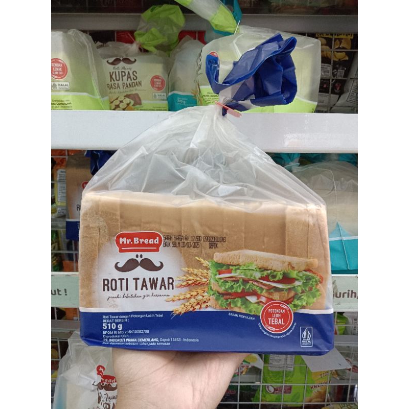 Jual Roti Mr Bread Tawar Jumbo 510 Gram | Shopee Indonesia