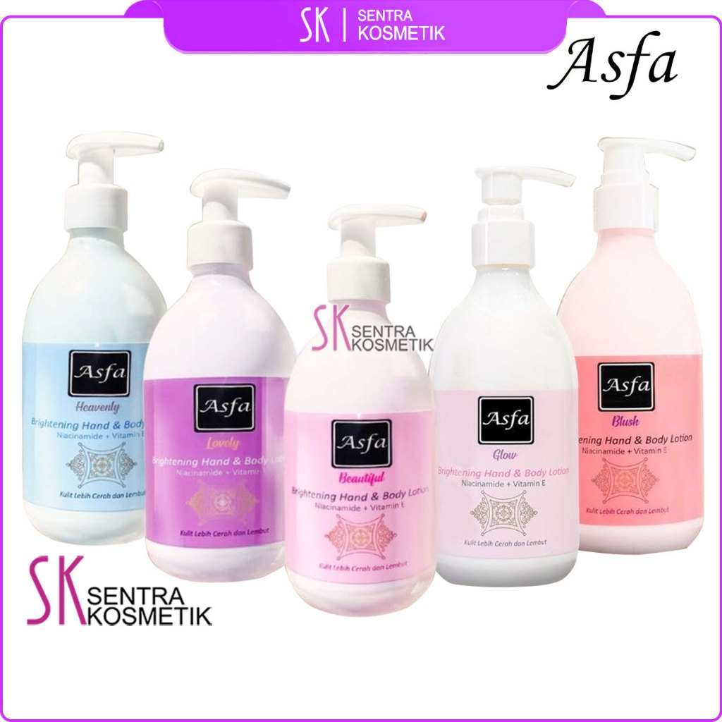 Jual ASFA Hand Body Lotion Brightening with Niacinamide dan Vitamin E ...
