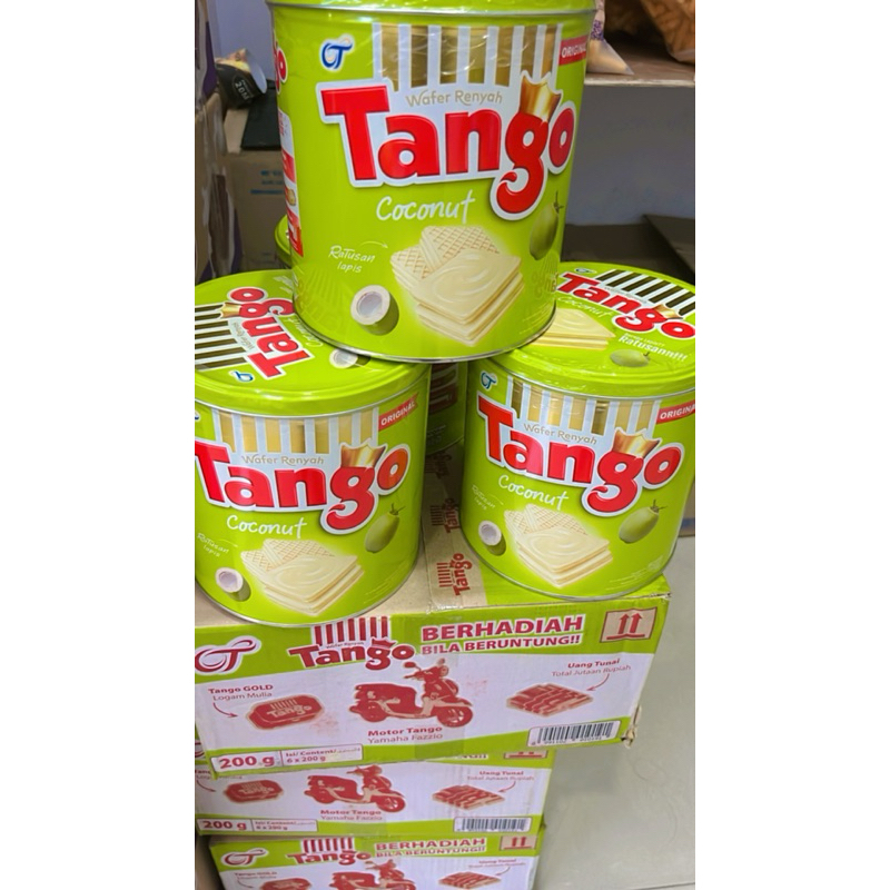 Jual TANGO COCONUT KALENG 1 DUS ISI 6 | Shopee Indonesia