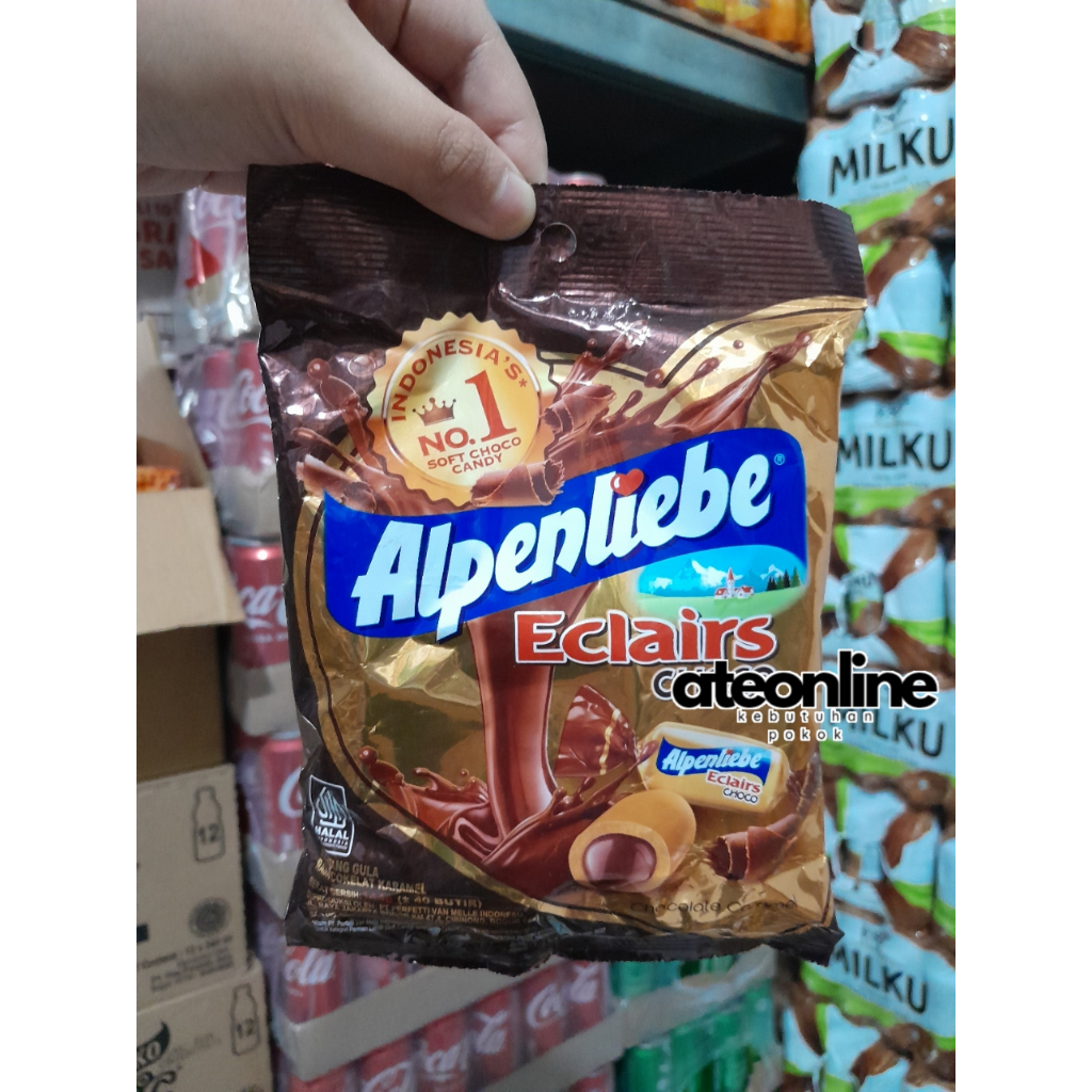 Jual Alpenliebe Eclairs Cokelat Caramel [isi 40 butir] | Shopee Indonesia
