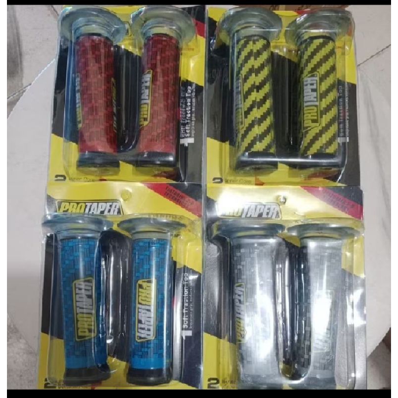 Jual handgrip carbon transparan protaper ada 4warna handgrip Sepeda ...