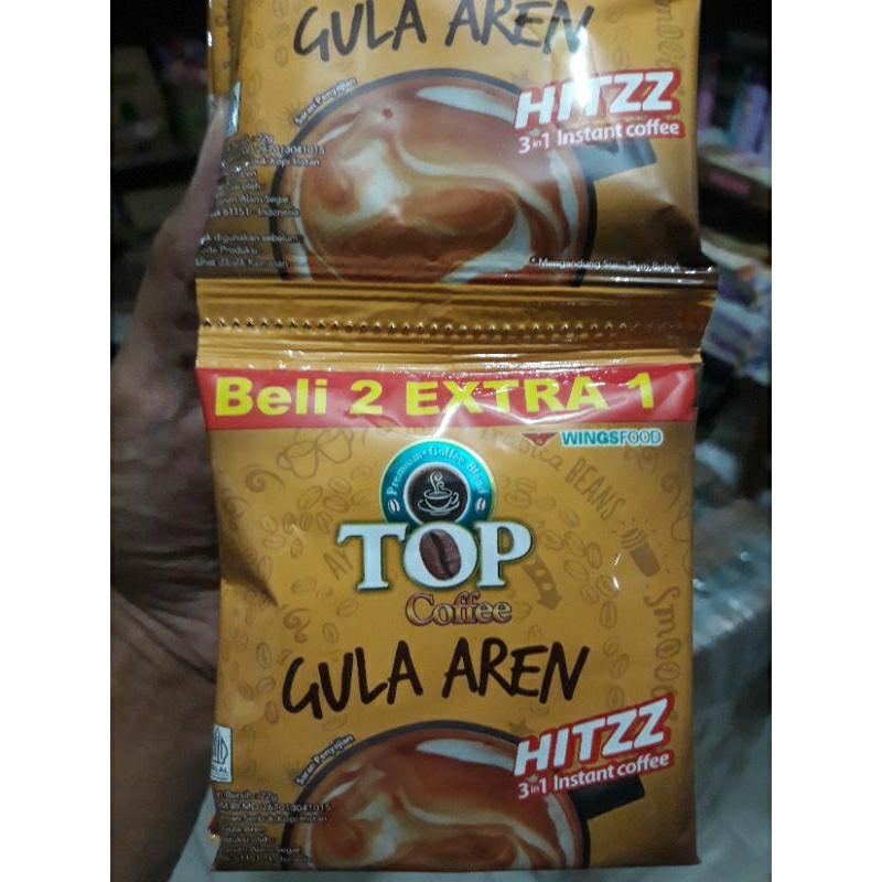 Jual Top Coffee Kopi Gula Aren Rentengan Isi 15 Sachet | Shopee Indonesia