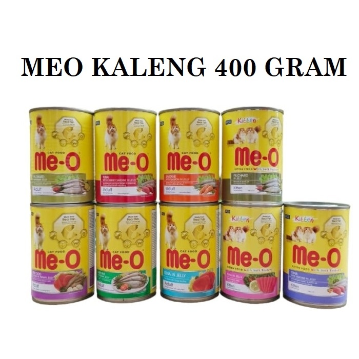 Jual MEO KALENG WET FOOD KUCING ADULT & KITTEN 400 GRAM | Shopee Indonesia
