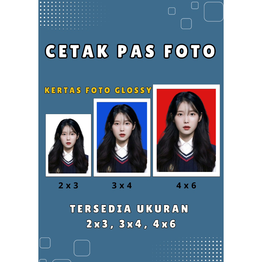 Jual Cetak Pas Foto / Print Pas Photo 2x3 3x4 4x6 | Shopee Indonesia