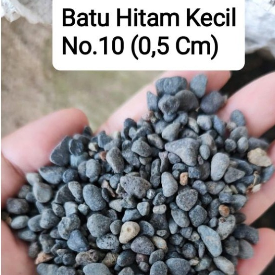 Jual Batu alam hitam 1 kg ukuran kecil, batu koral hitam abu hiasan taman | Shopee Indonesia