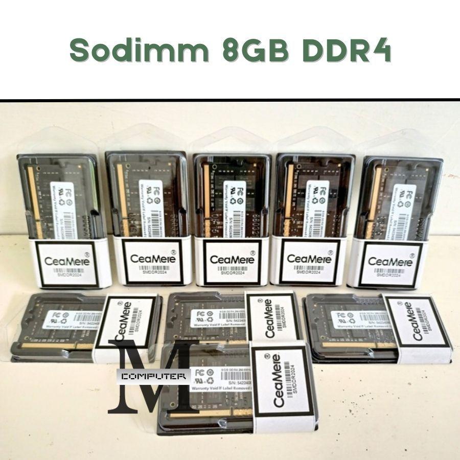 Jual SODIMM DDR4 8GB PC 25600 / 2400MHZ / Memory RAM Laptop Sodimm DDR4 ...