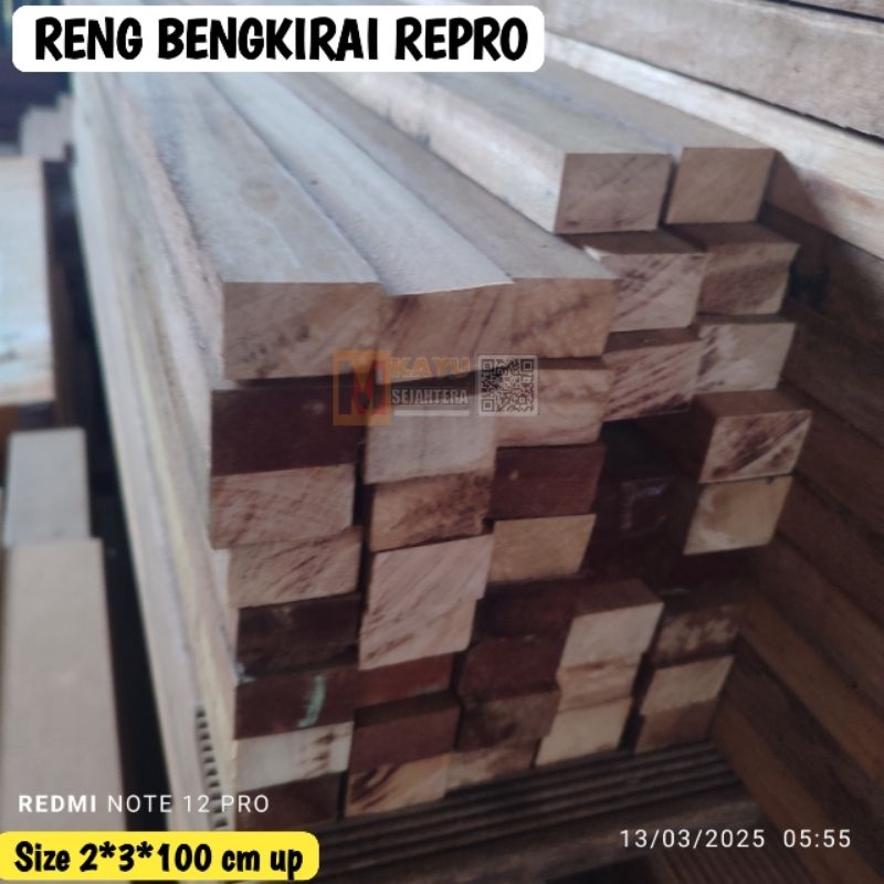 Jual RENG KAYU OUTDOOR - RENG KAYU BENGKIRAI OVEN HALUS - KAYU KISI ...