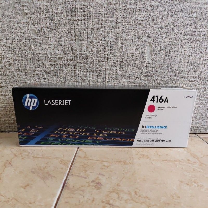 Jual Toner HP 416A Magenta W2043A For Hp Laserjet M454 , M455 | Shopee ...