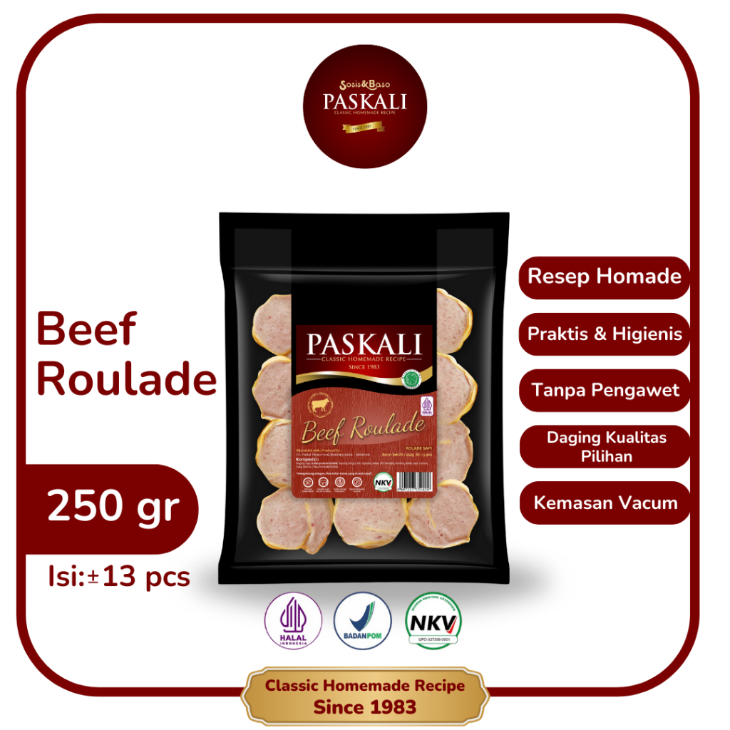 Jual Beef Roulade/ Rolade Sapi Paskali 250 gram | Shopee Indonesia