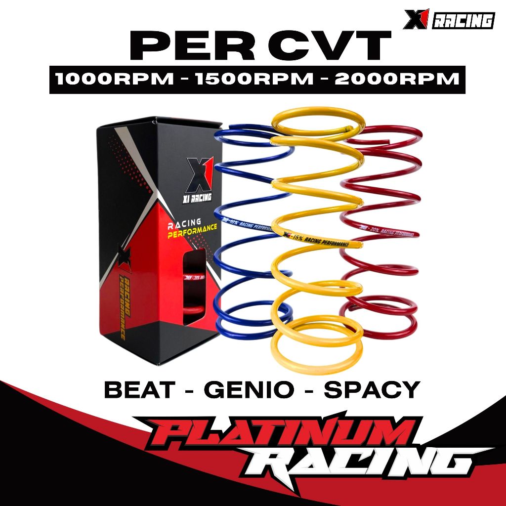 Jual PER CVT 1000 RPM 1500 RPM 2000 RPM X1 RACING - HONDA BEAT GENIO ...