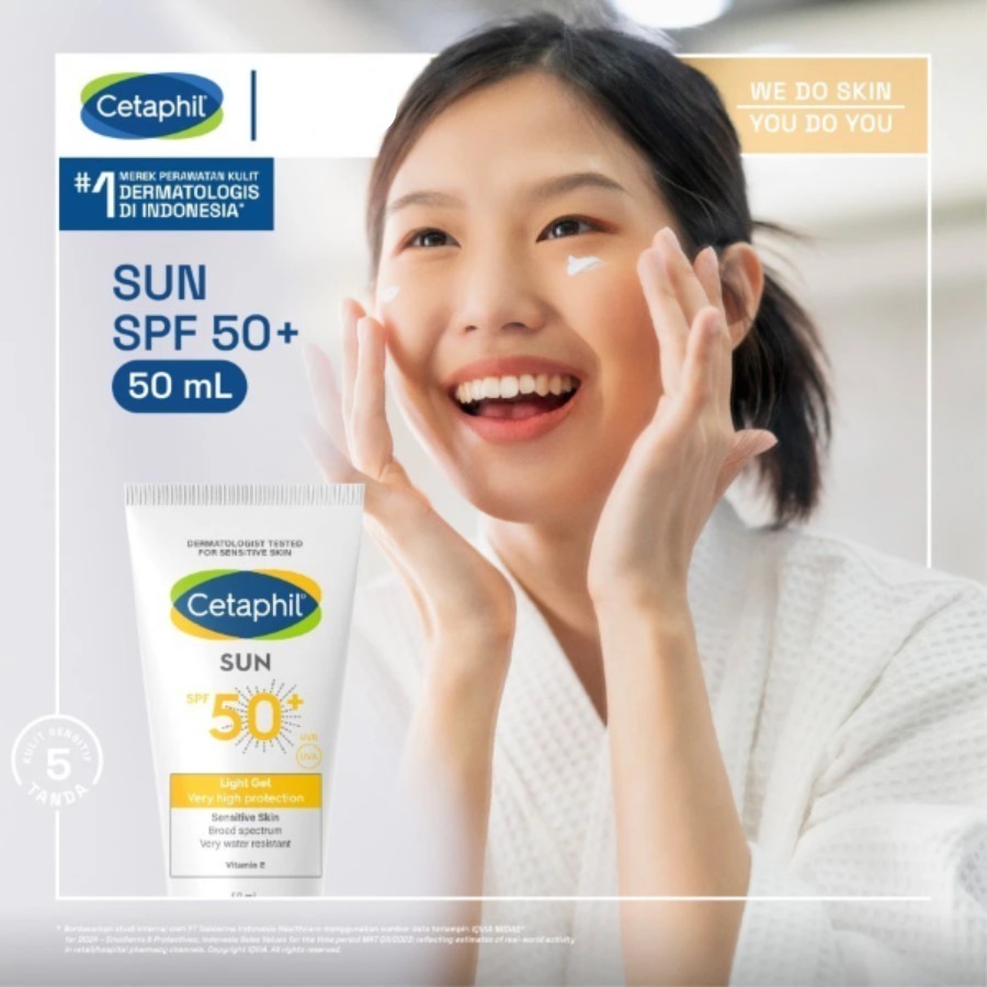 Jual Cetaphil Sun SPF 50+ Light Gel Very High Protection 50ml ...