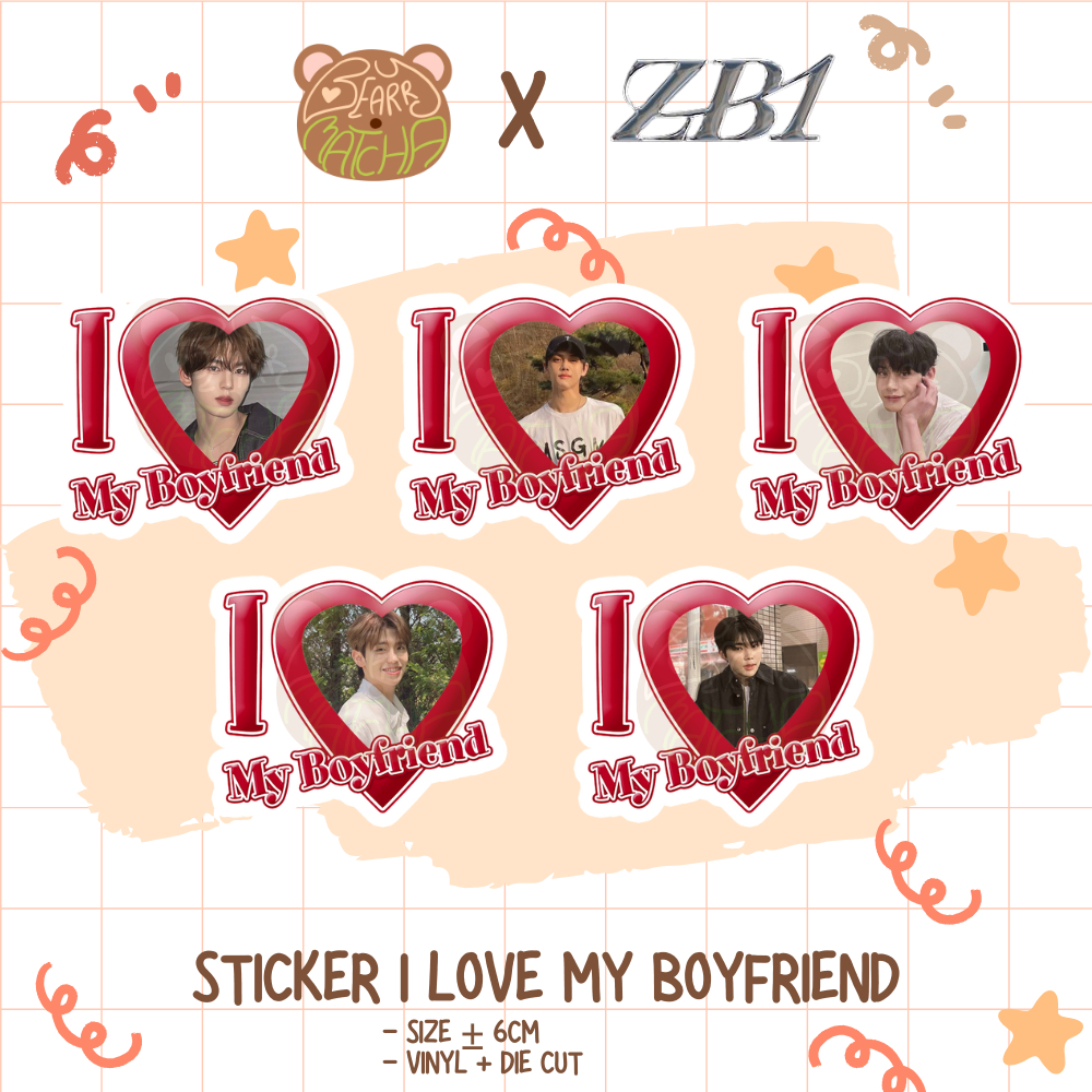 Jual [READY STOCK] Sticker I love My Boyfriend ZEROBASEONE | Shopee ...