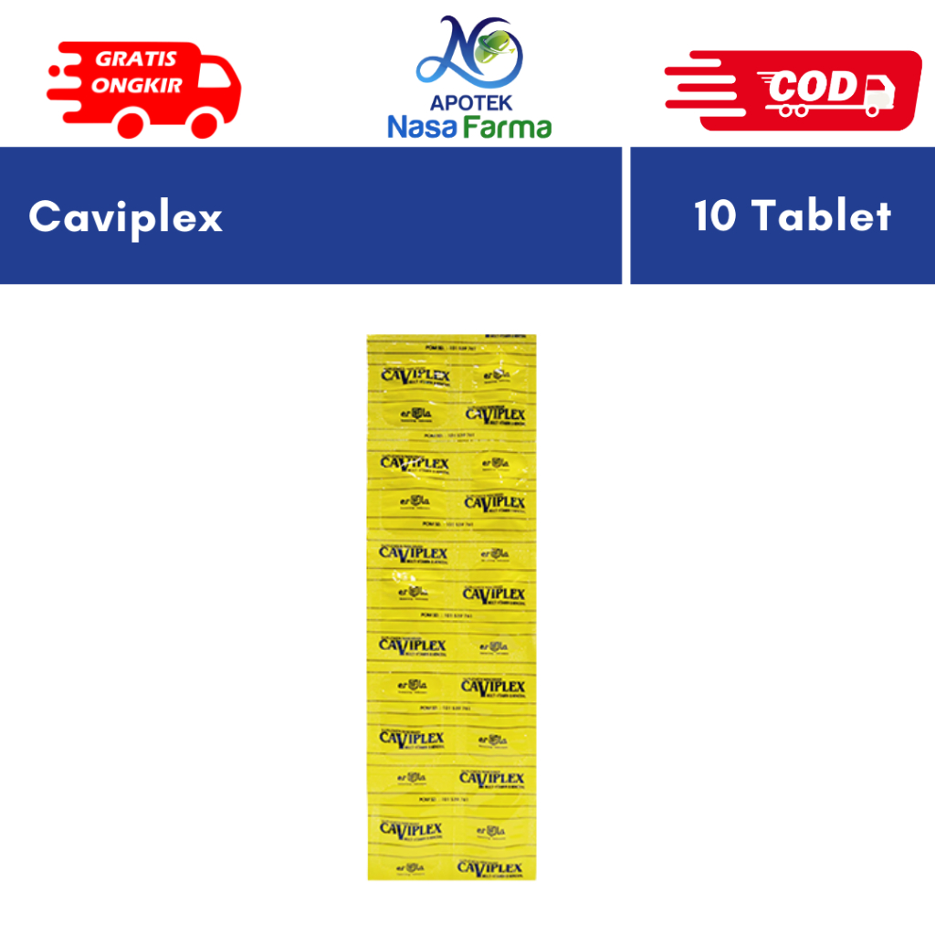 Jual Caviplex Strip @10 Kaplet - Multivitamin Lengkap untuk Kesehatan ...