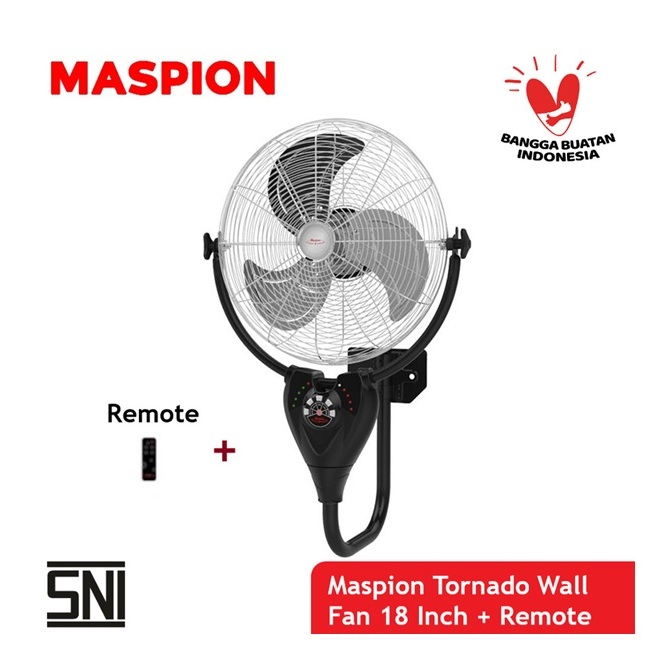 Jual MASPION Kipas Angin / Power Fan 18 Inch PW-1802RC | Shopee Indonesia