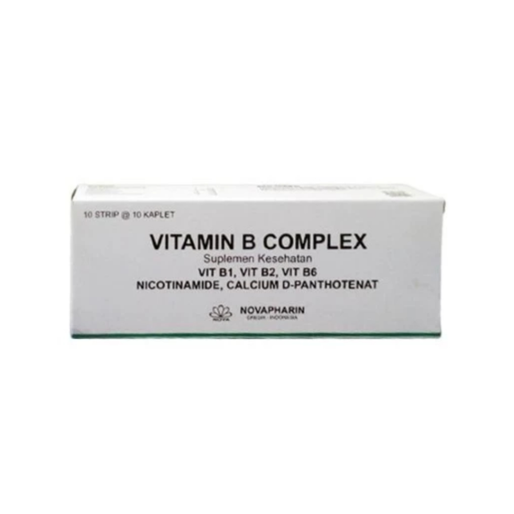 Jual Vitamin B Complex Novapharin Box 100 Kaplet | Shopee Indonesia