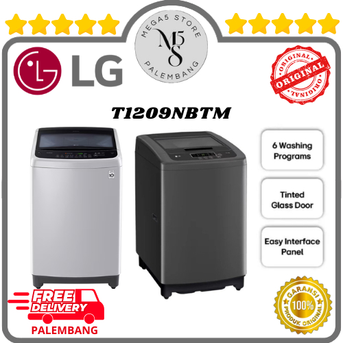 Jual Mesin Cuci LG 1 Tabung T2109NBTM Mesin Cuci 1 Tabung LG 9Kg Top Loading LG | Shopee Indonesia