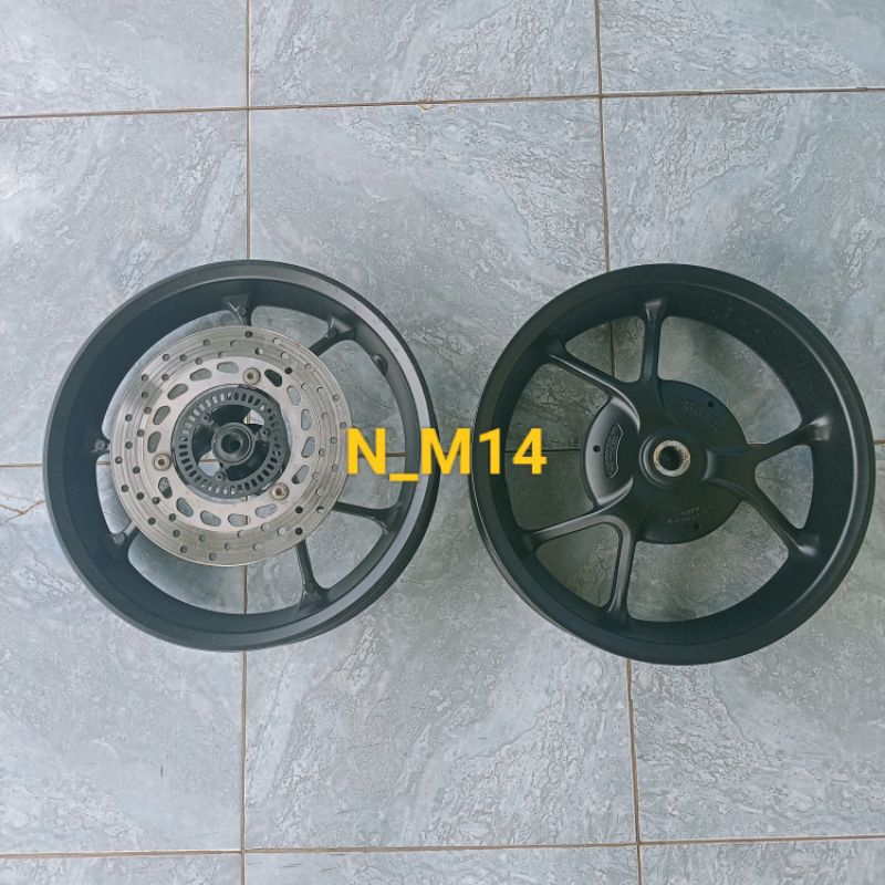 Jual Velg/pelek racing std aerox warna hitam doff second copotan ...