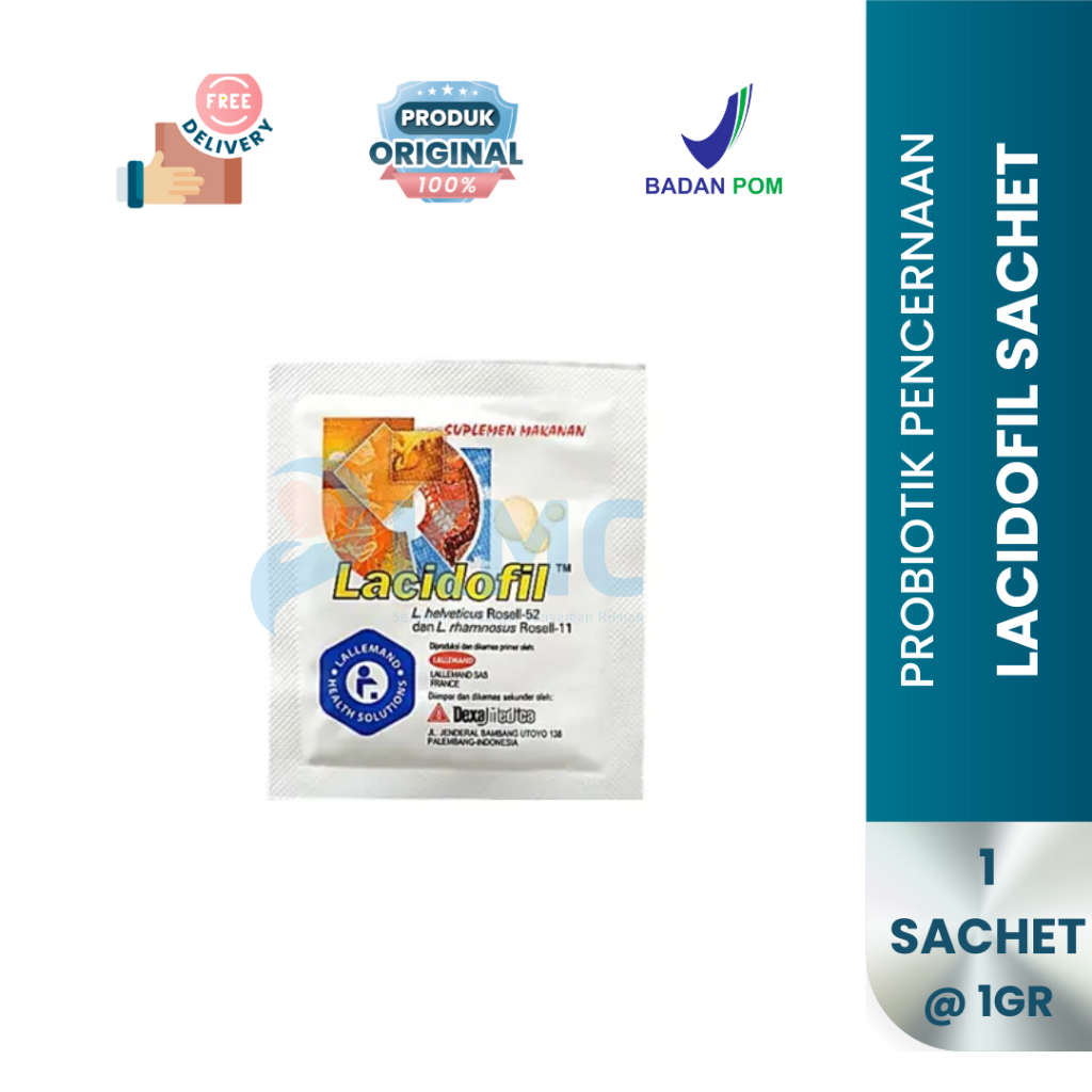 Jual Lacidofil Sachet 1gram Suplementasi Pencernaan Anak Dan Dewasa ...