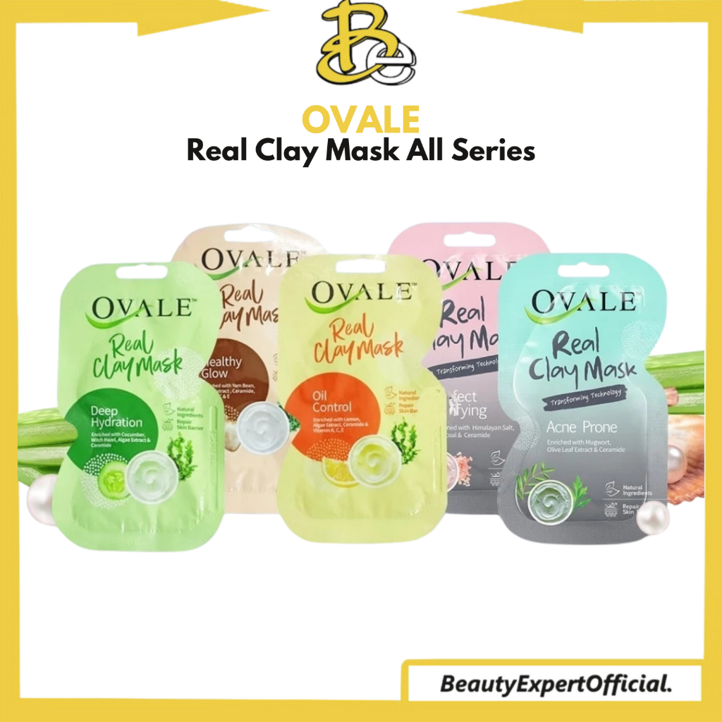 Jual ⭐ Beauty Expert ⭐Ovale Real Clay Mask Series-Acne Prone | Perfect ...