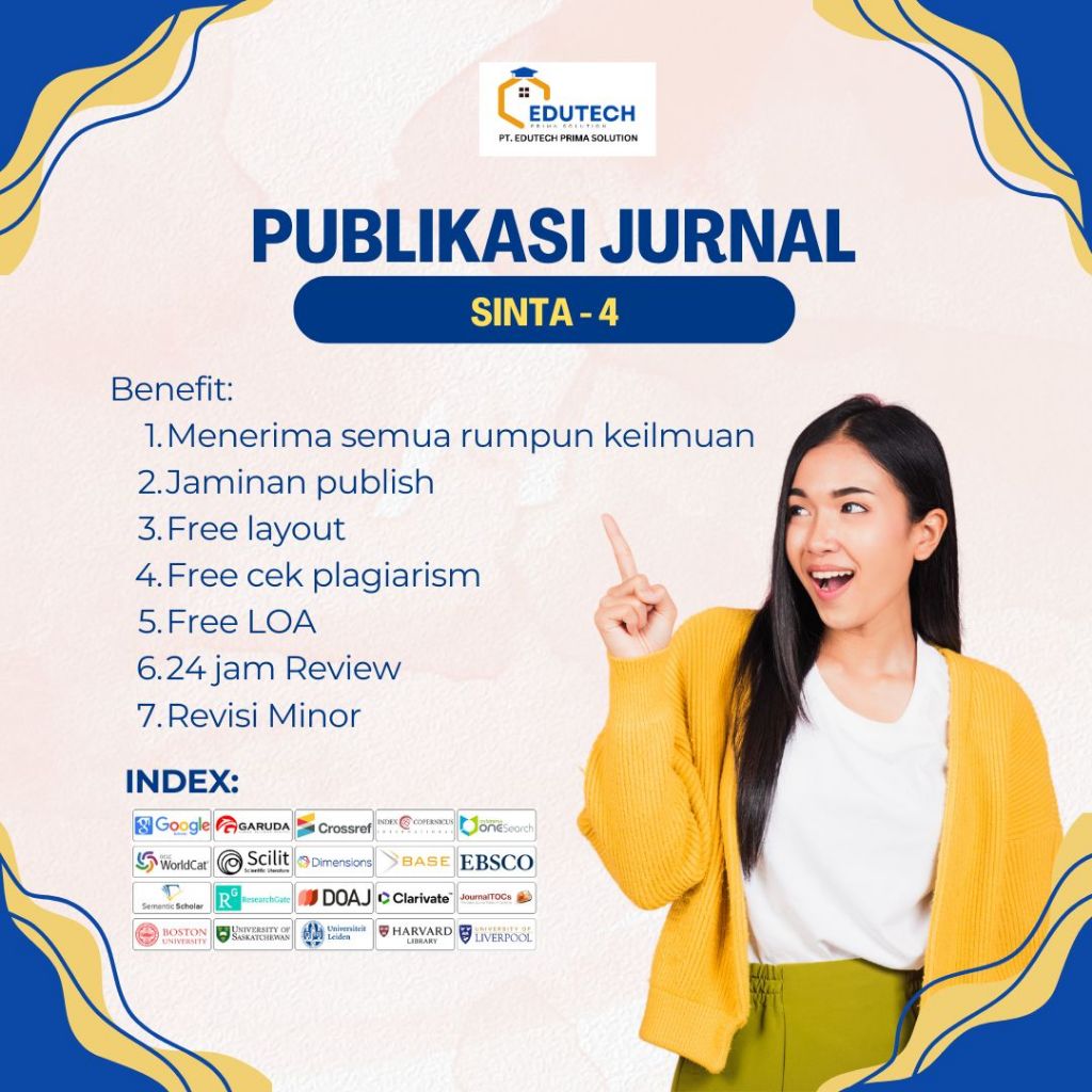 Jual PUBLIKASI SINTA 4 | JASA PUBLIKASI JURNAL SINTA 4 | PUBLIKASI ...