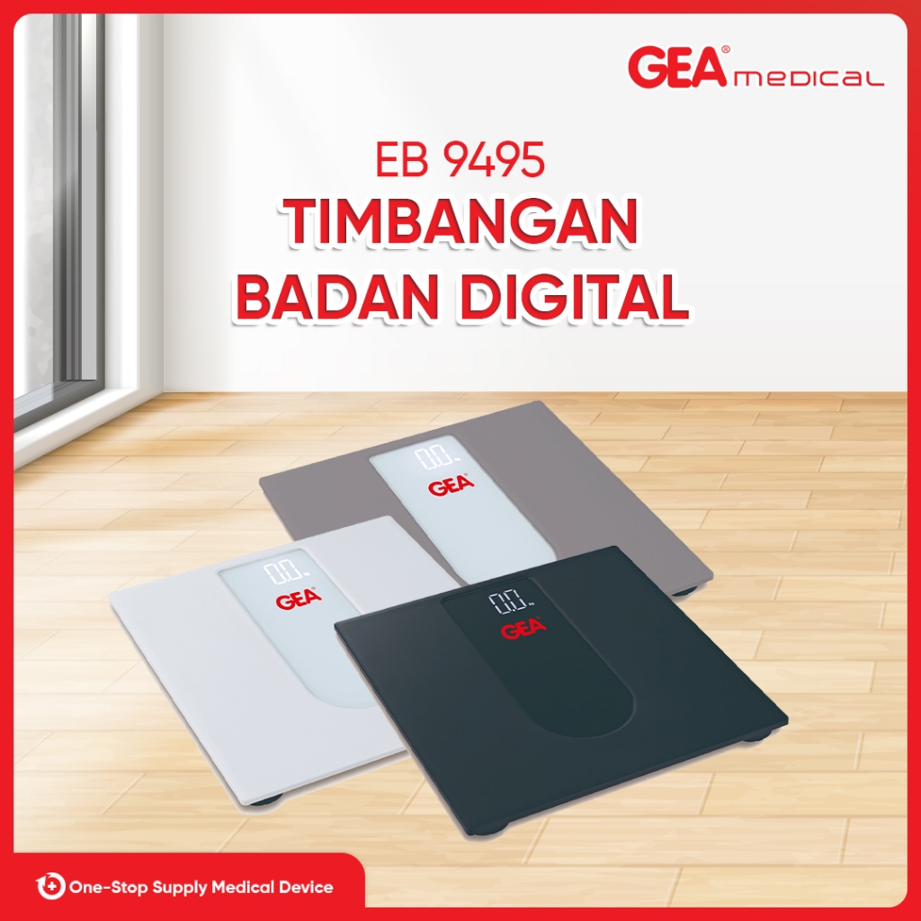 Jual GEA Electronic Scale EB 9495 (LED Tempred glass w/plastic cover ...