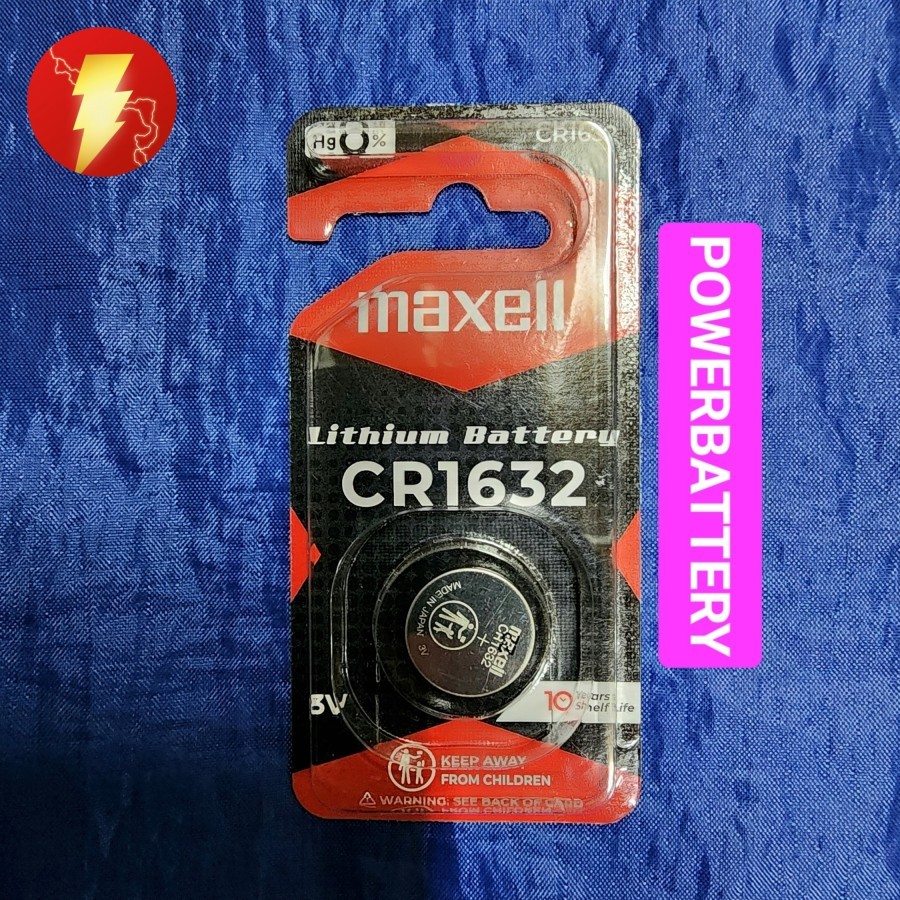 Jual Baterai Maxell CR1632 Lithium Battery 3V Baterai Coin Kancing Made in Japan | Shopee Indonesia