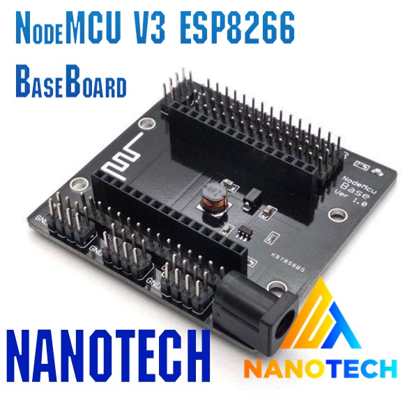 Jual NodeMCU V3 ESP8266 BaseBoard Development Expansion Board | Shopee ...