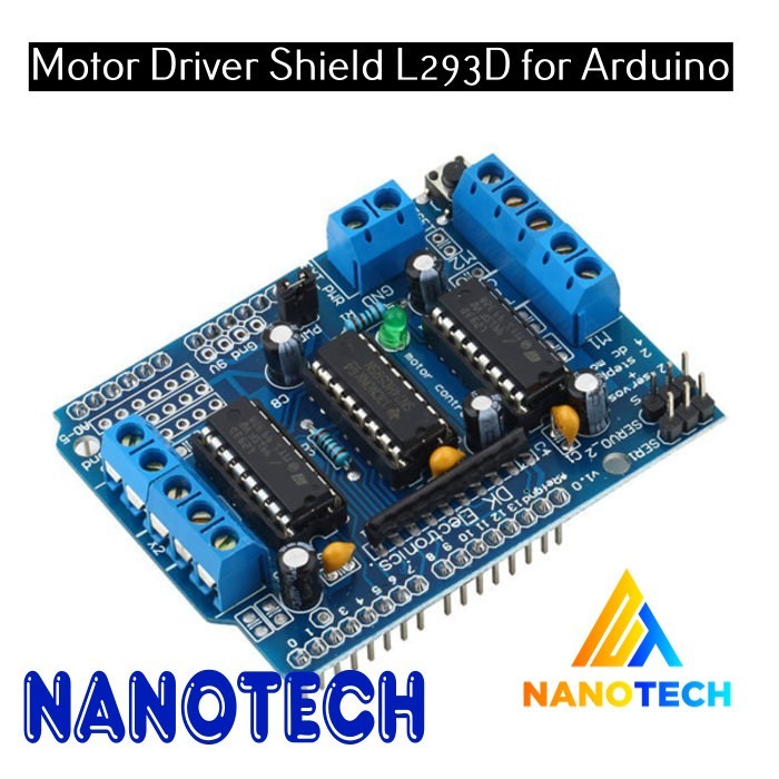 Jual L293D for Arduino Motor Driver Shield | Shopee Indonesia