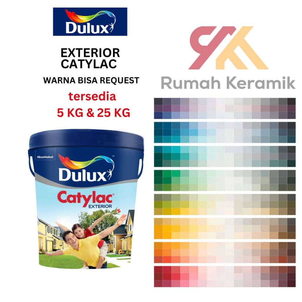 Jual CATYLAC Dulux Exterior Paint 5 KG & 25 KG L | Cat Tembok Dinding ...