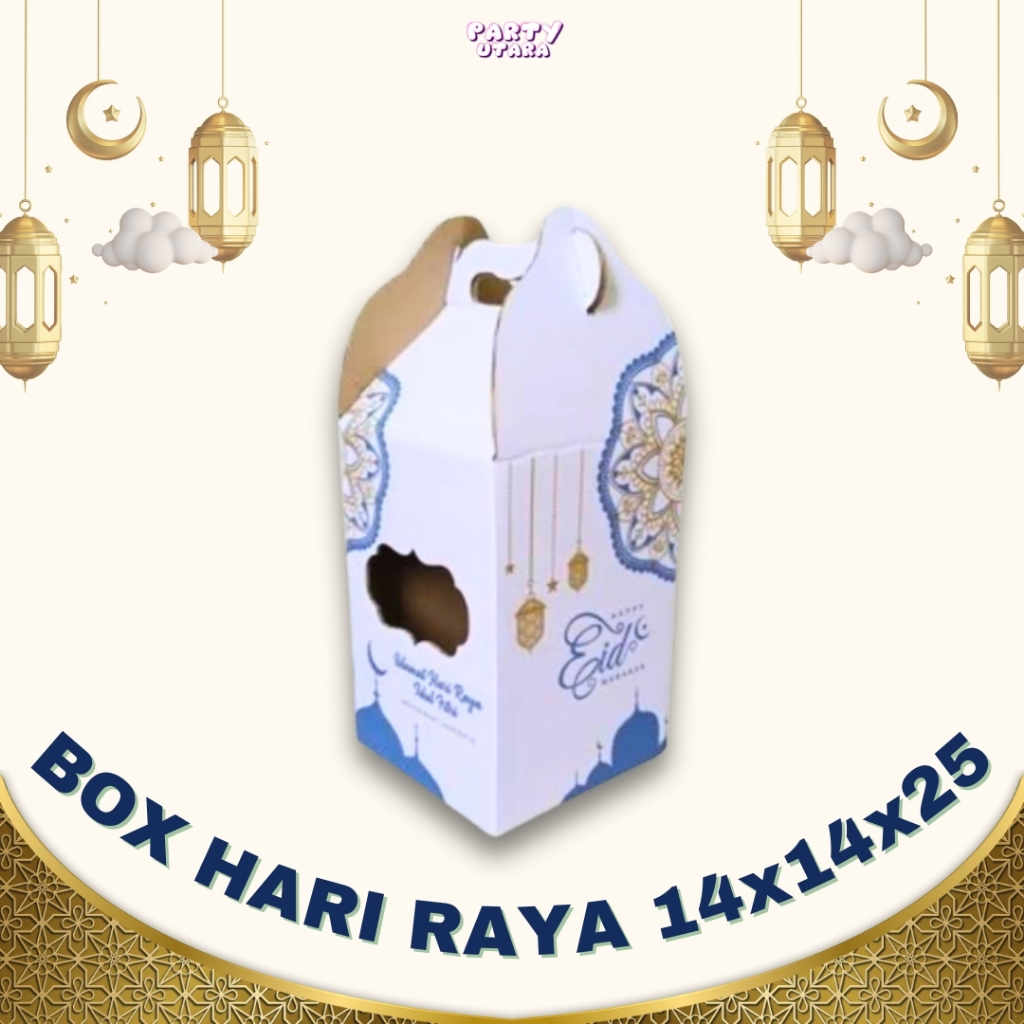 Jual BOX HARI RAYA UKURAN 14x14x25/BOX HAMPERS HARI RAYA/BOX JINJING ...