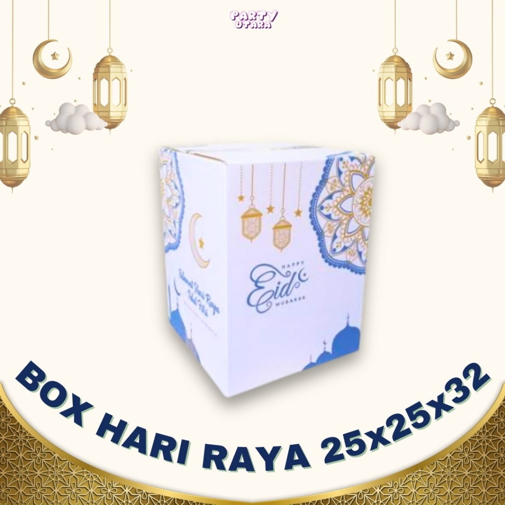 Jual BOX HARI RAYA UKURAN 25x25x32/BOX HAMERS/KOTAK HAMPERS HARI RAYA ...