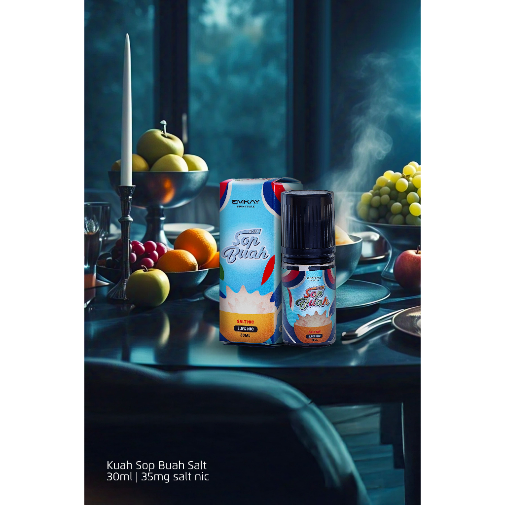 Jual Emkay Liquid Kuah Sop Buah Salt 30ml | Shopee Indonesia