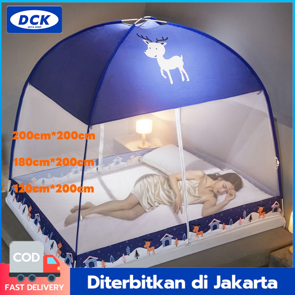 Jual Kelambu Lipat Kelambu Tempat Tidur Dewasa Portable Mosquito Net ...