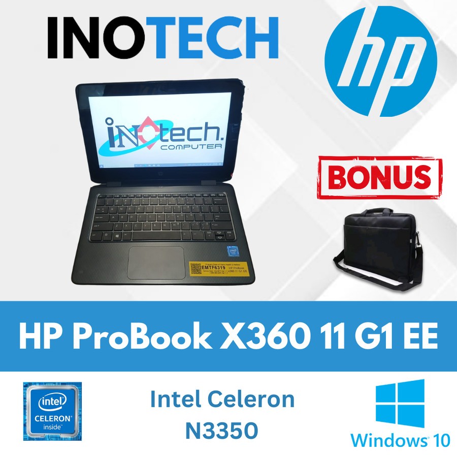 Jual HP ProBook X360 11 G1 EE Intel Celeron N3350 | Shopee Indonesia