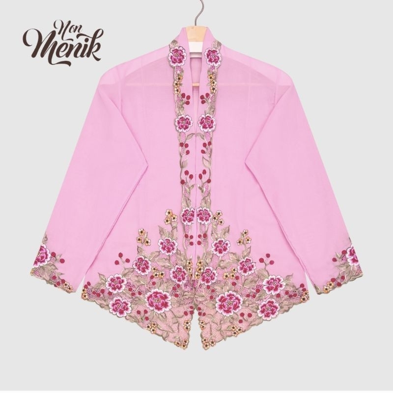 Jual M KEBAYA SOFT PINK BUNGA | Shopee Indonesia