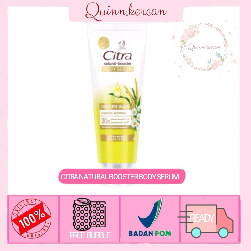 Jual Citra Natural Booster Body Serum Complete Glow 100ml | Shopee ...