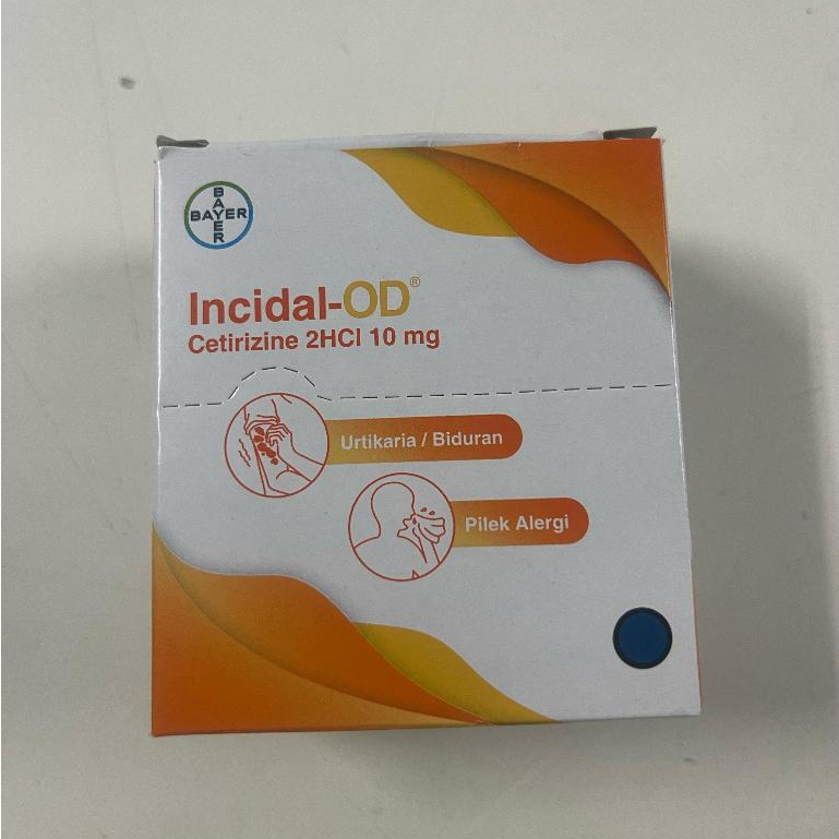 Jual Incidal-OD 4 Kapsul - Obat Alergi, Pilek, Bersin-Bersin, Gatal ...