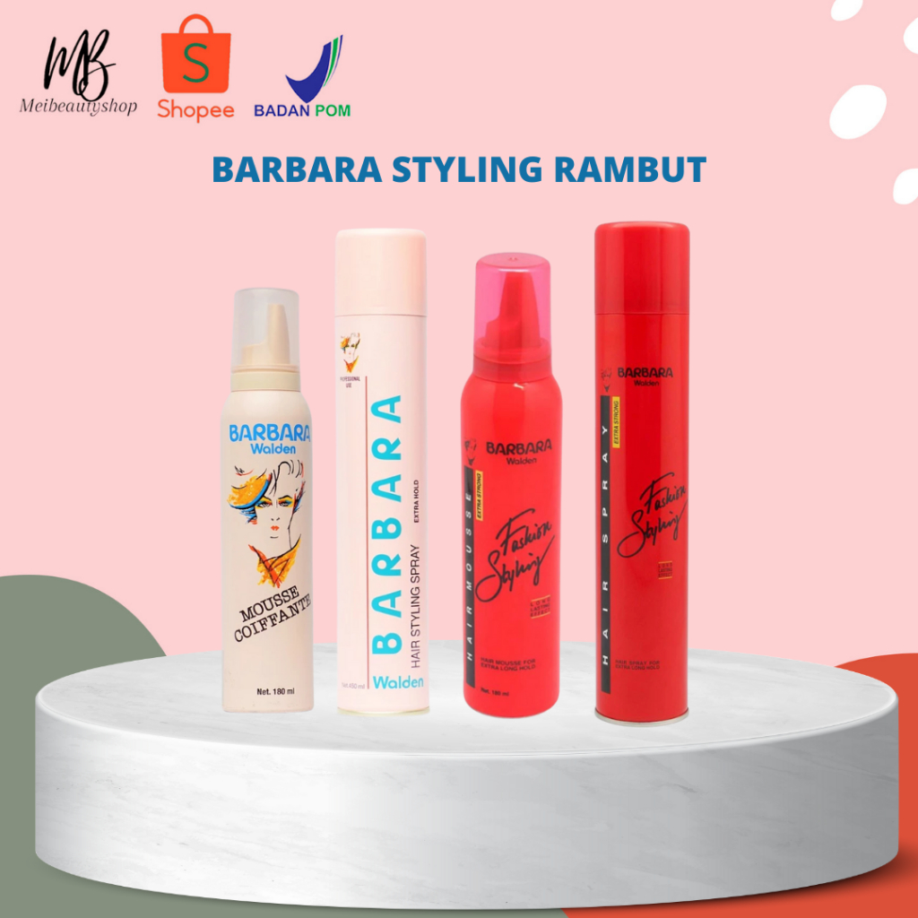 Jual BARBARA HAIR FOAM, MOUSSE & SPRAY - Styling Rambut | Shopee Indonesia