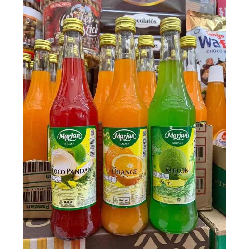 Jual Sirup marjan squash 425ml (WAJIB CO BUBLEWRAP/KARDUS) | Shopee ...